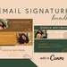 Email Signature Bundle, Virtual Assistant, Real Estate Marketing, Email ...