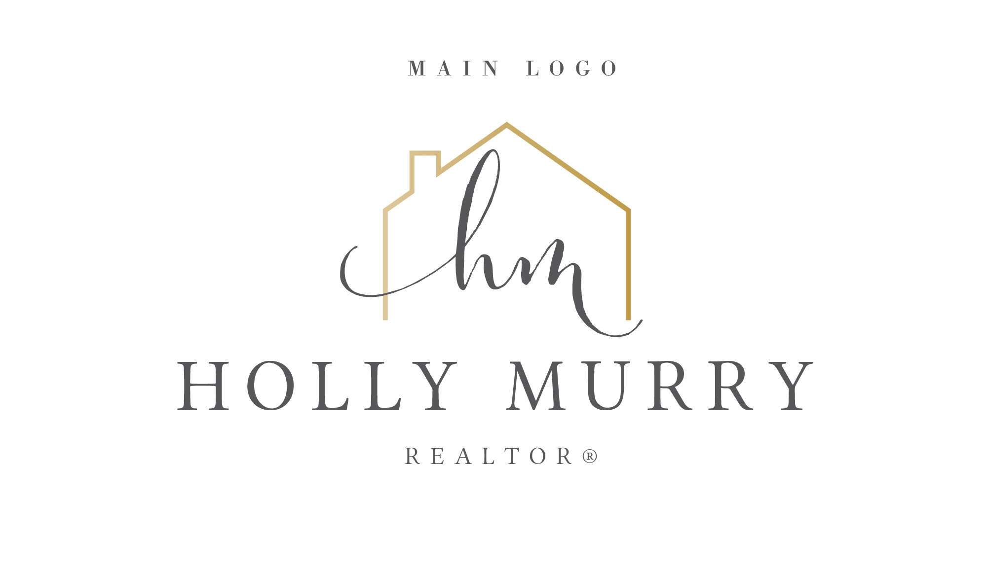 Realtor Logo, Signature Logo, Initial Logo, Monogram Logo, Real Estate ...