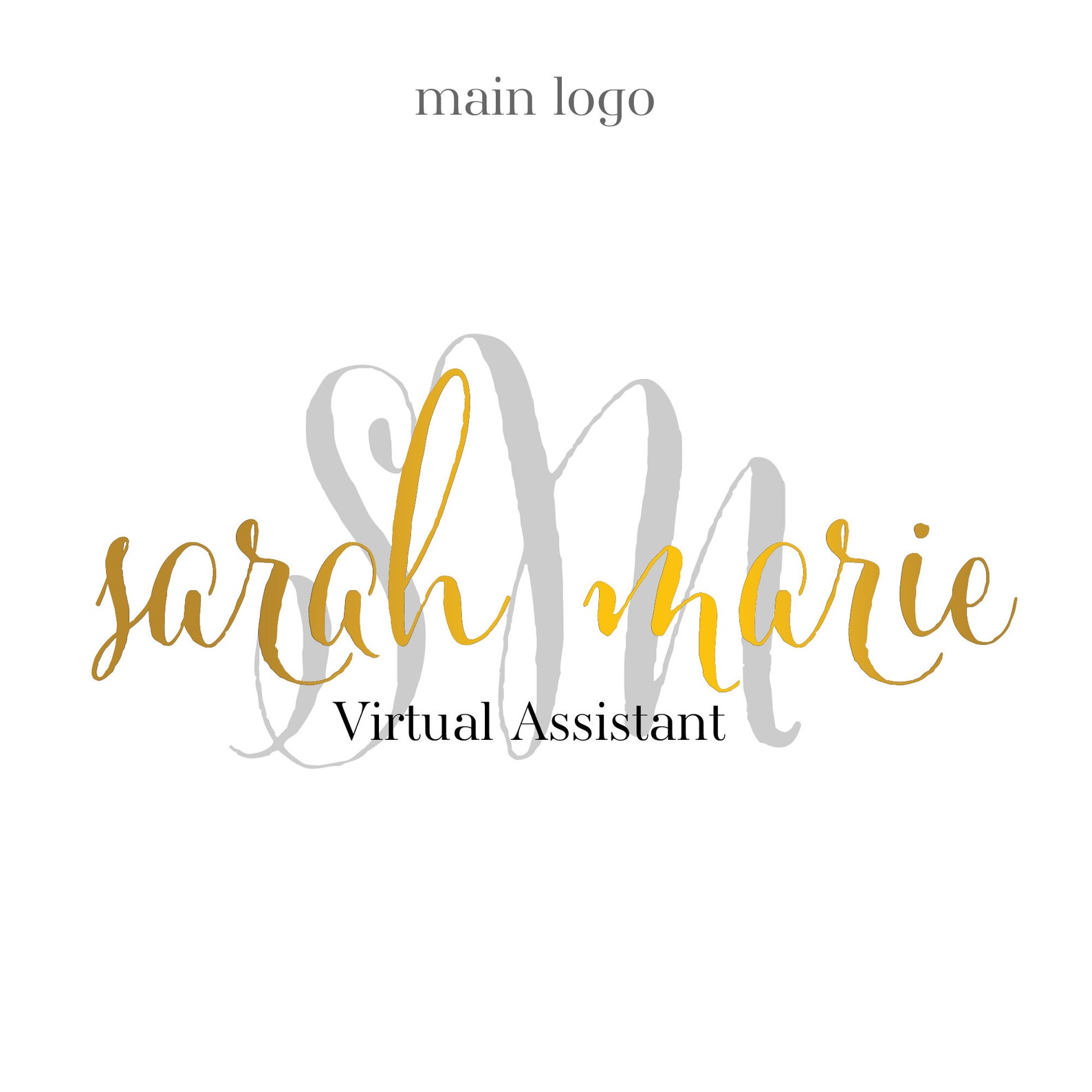 Virtual Assistant Logo, VA Logo, Branding Kit, Branding Package ...