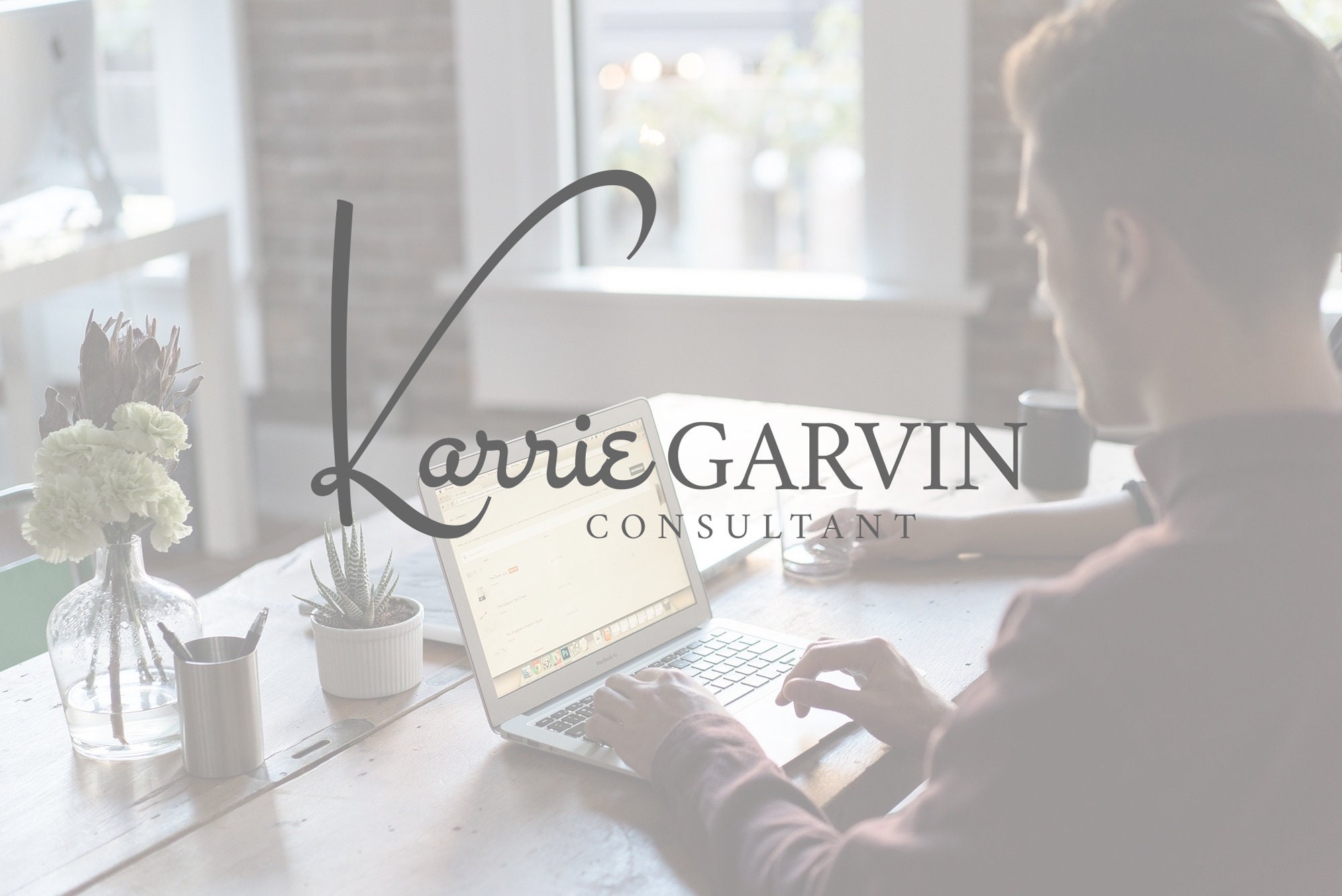 Minimal Logo Design Virtual Assistant Logo Signature Logo | Etsy