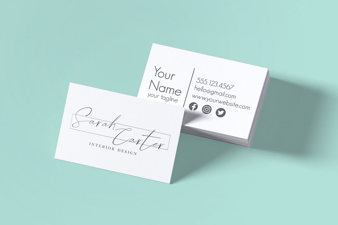 Signature Logo Interior Designer Logo Design Photography - Etsy