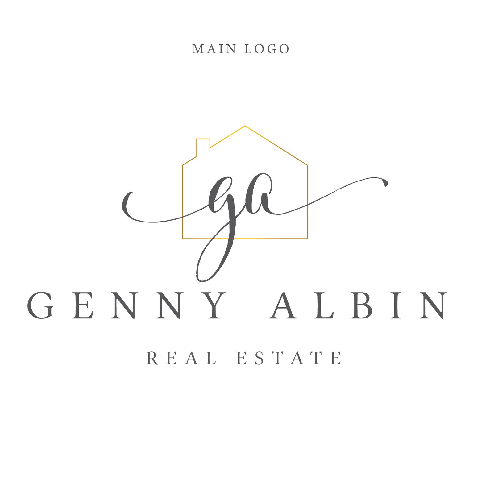 Realtor Logo Signature Logo Initial Logo Monogram Logo | Etsy