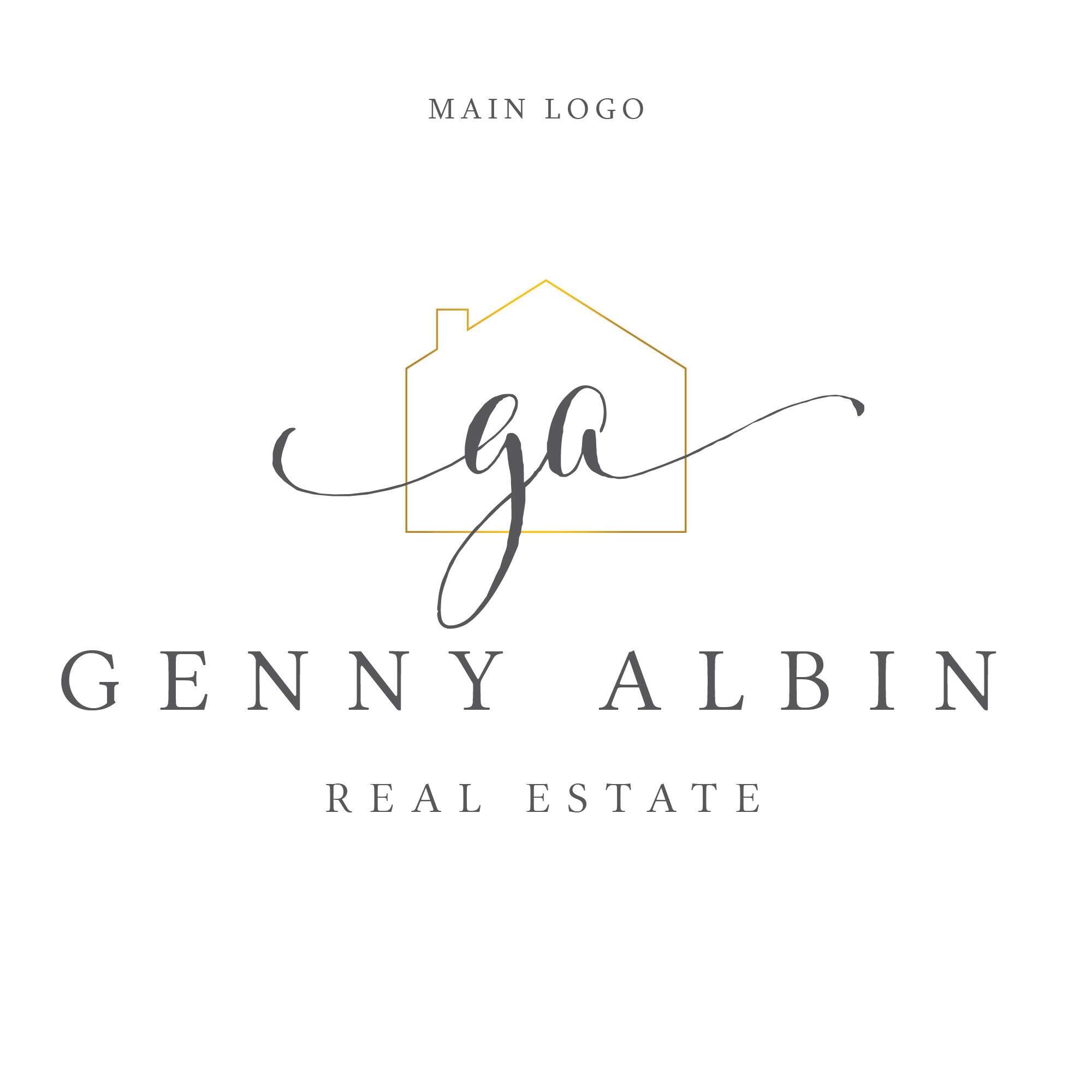 Realtor Logo Signature Logo Initial Logo Monogram Logo | Etsy