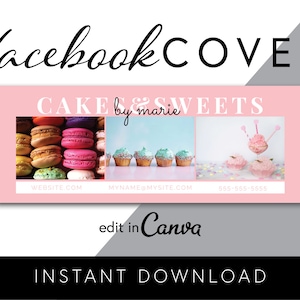 Bakery Marketing, Bakery Template, Bakery Logo, Facebook Cover ...