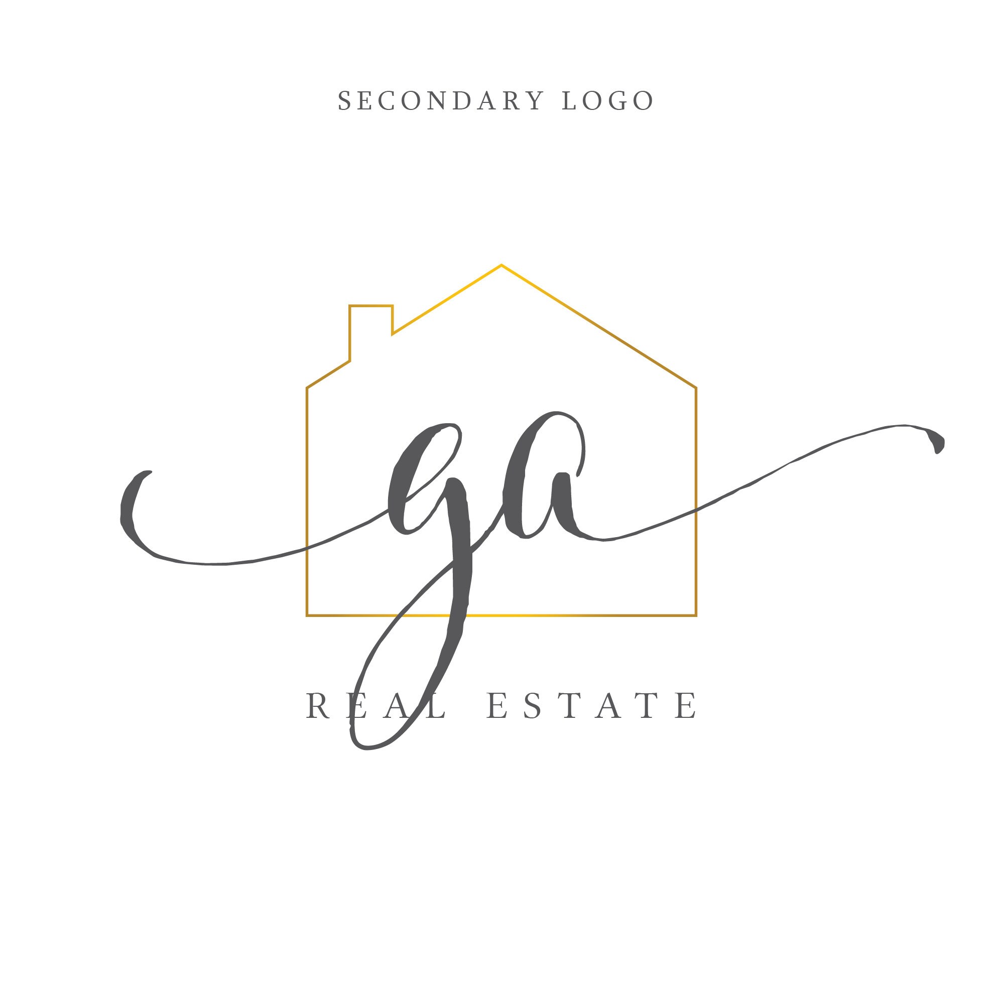 Realtor Logo Signature Logo Initial Logo Monogram Logo | Etsy