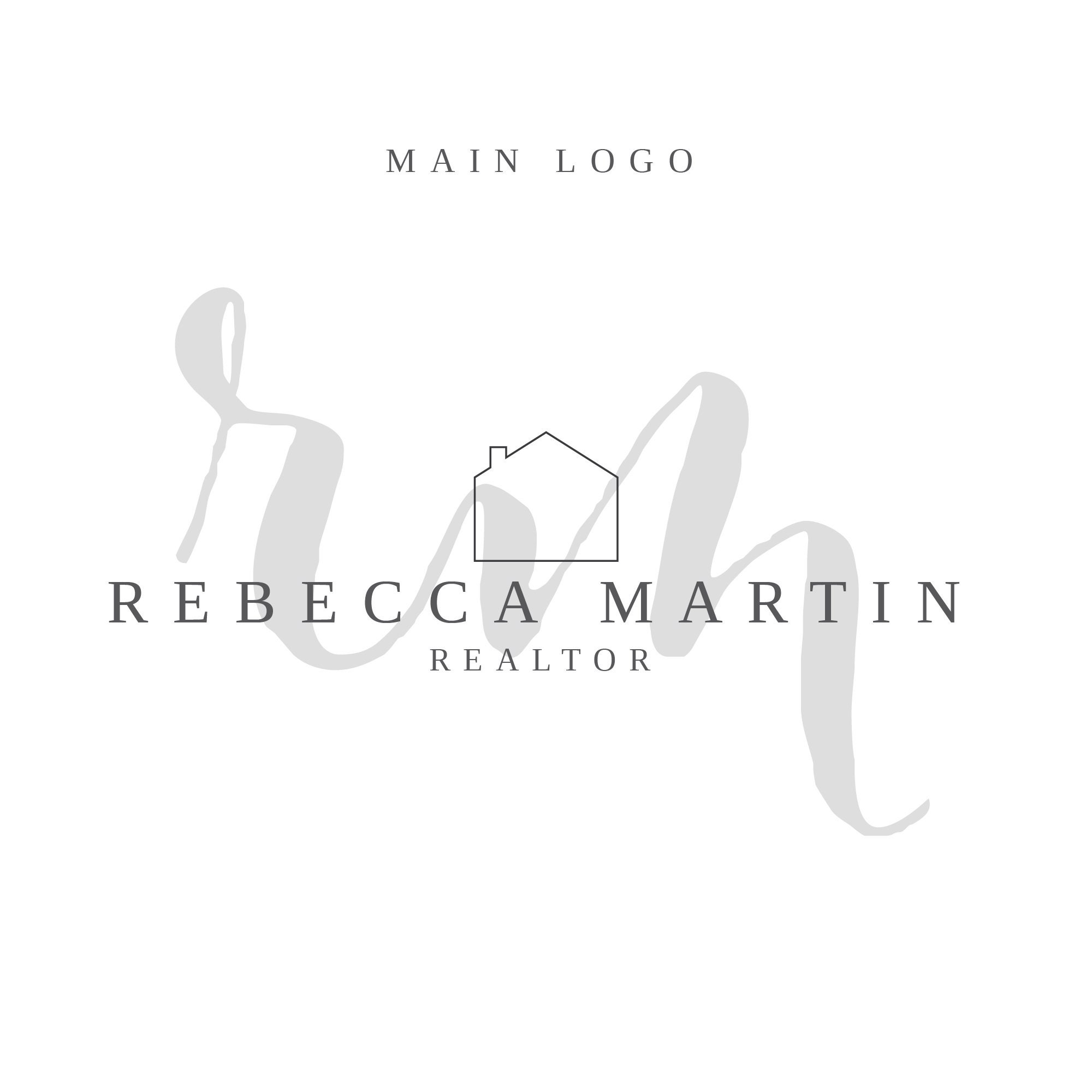 Realtor Logo Signature Logo Real Estate Logo Initial Logo - Etsy