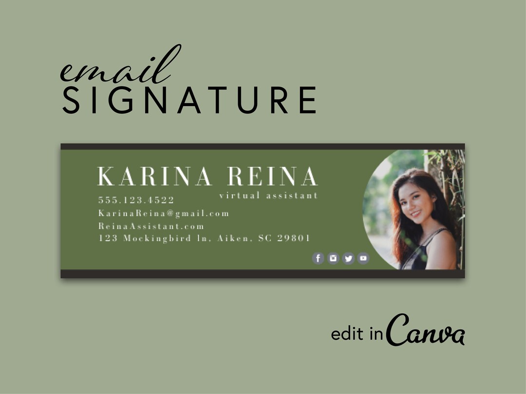 Email Signature, Virtual Assistant, Real Estate Marketing, Email ...