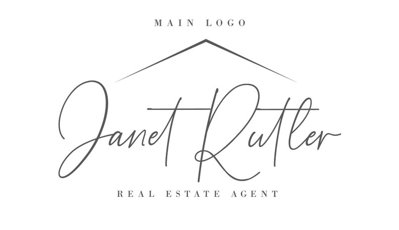 Realtor Logo Signature Logo Real Estate Logo House Logo - Etsy
