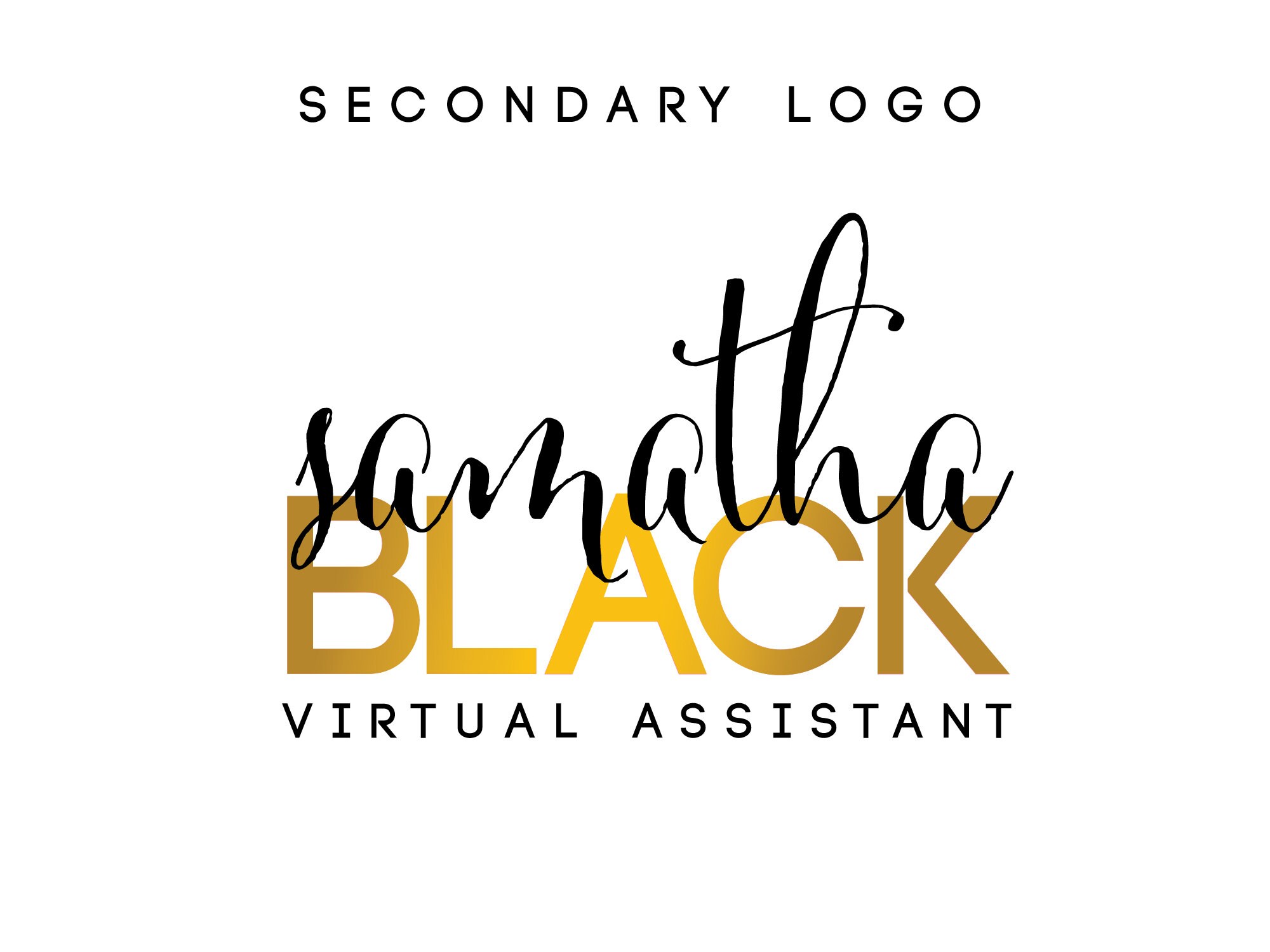 VA Logo Virtual Assistant Virtual Assistant Template - Etsy
