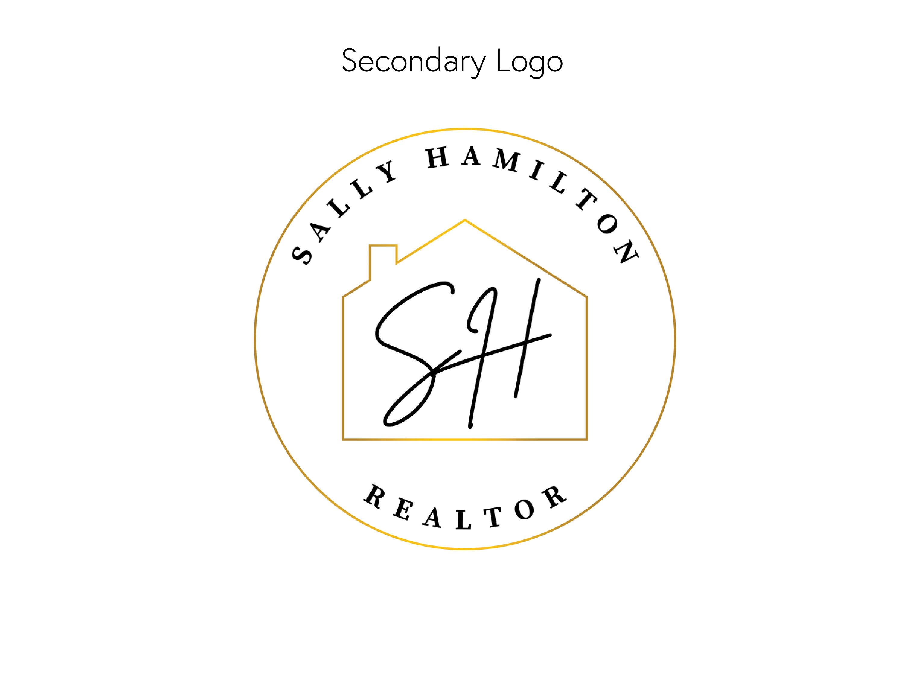 Gold Realtor Logo Editable Logo Design Canva Logo Template - Etsy