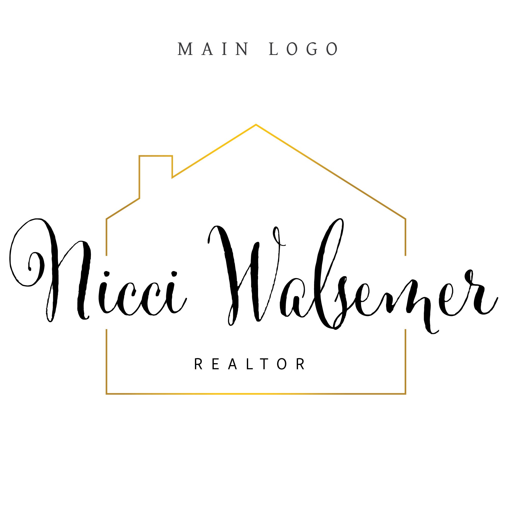 Realtor Branding Realtor Logo Signature Logo Real Estate | Etsy