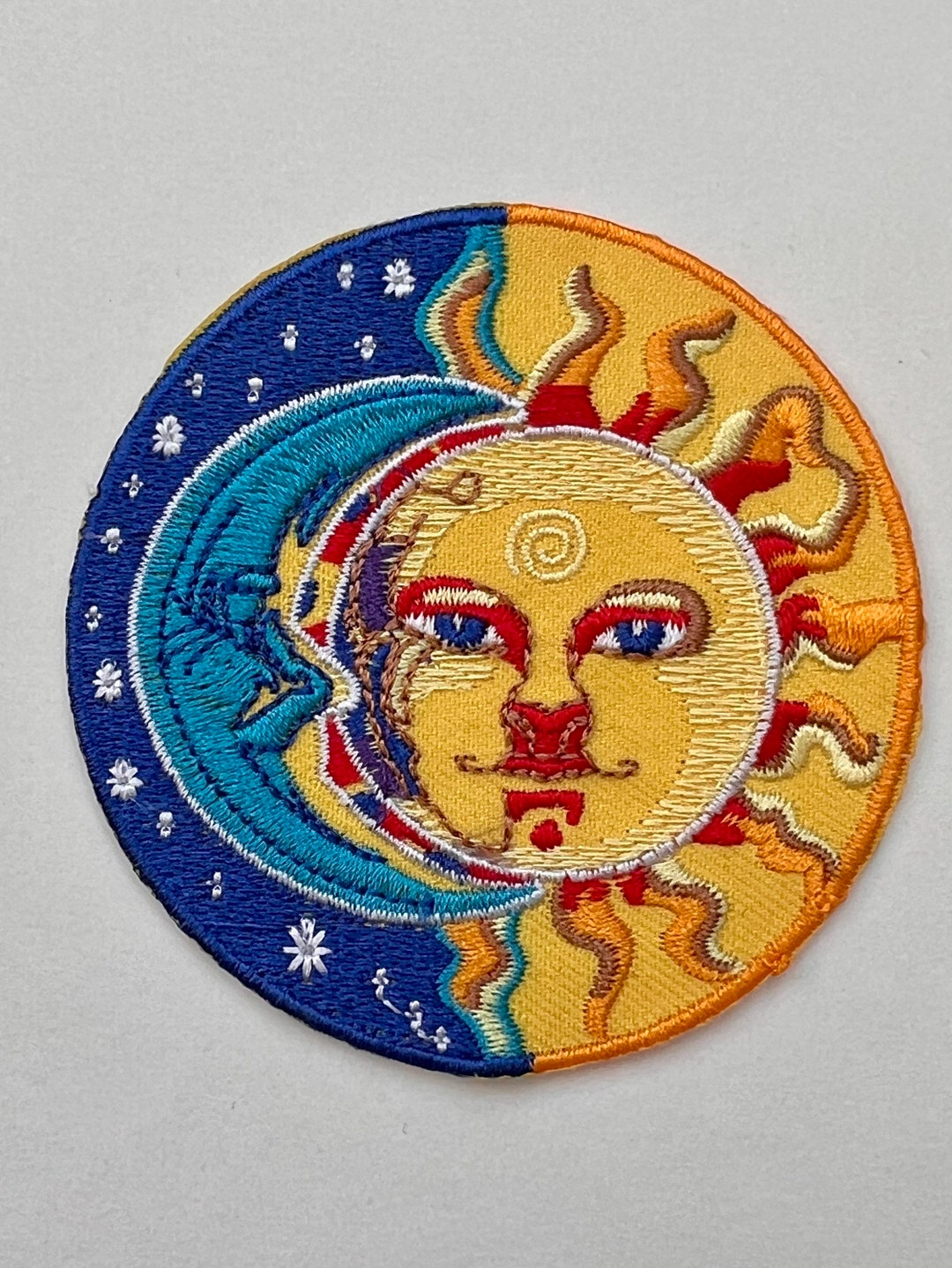 Select From 9 Psychedelic Oh Ohm Hindu Yoga Embroidered Iron on Patches ...