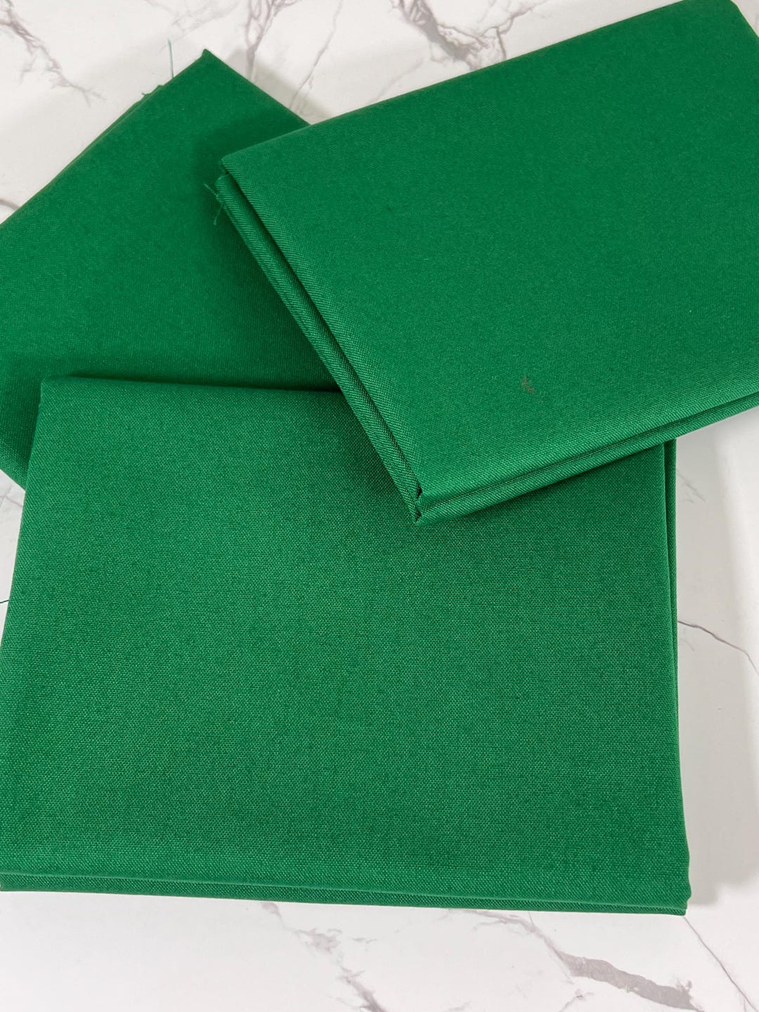 Singer Green Cotton Fabric, Solid Green Fat Quarters - Etsy