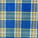 Blue & Yellow Plaid Upholstery Fabric - Textured Woven Material - Etsy