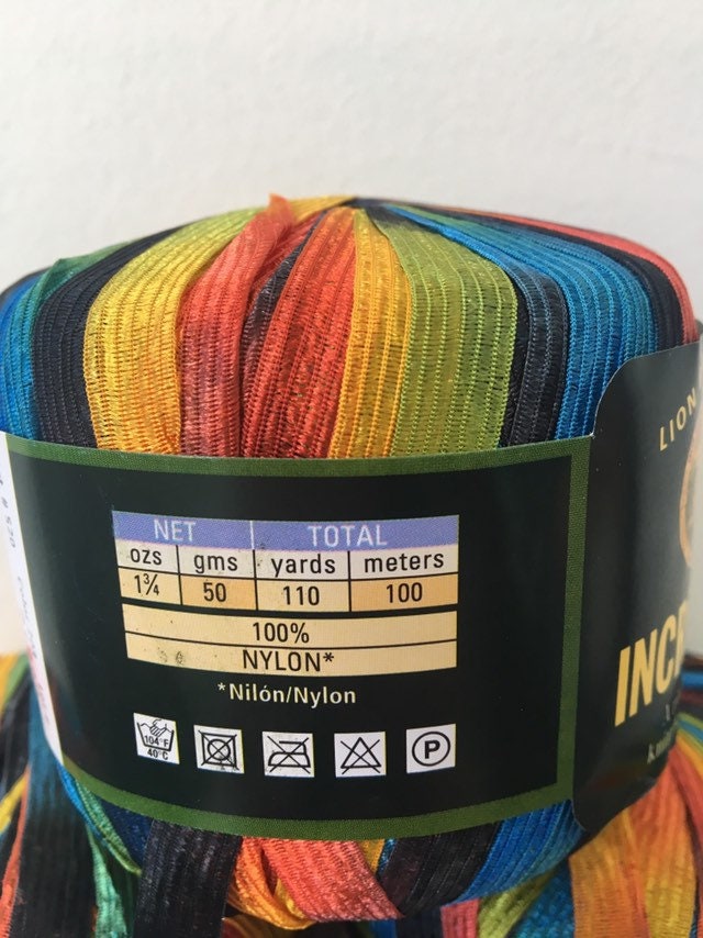 City Lights Incredible Ribbon Yarn Lion Brand Yarn Novelty | Etsy