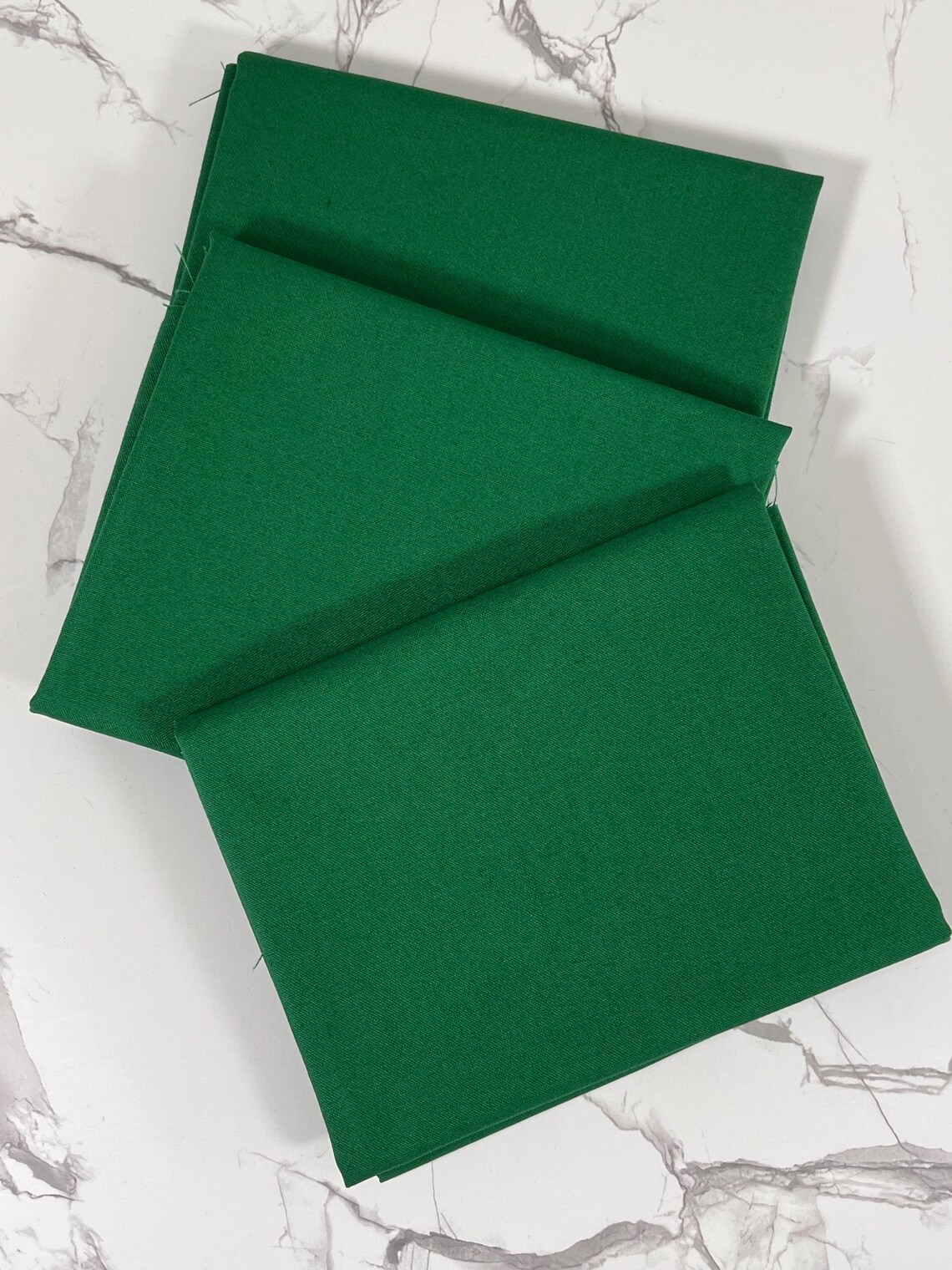 Singer Green Cotton Fabric, Solid Green Fat Quarters - Etsy