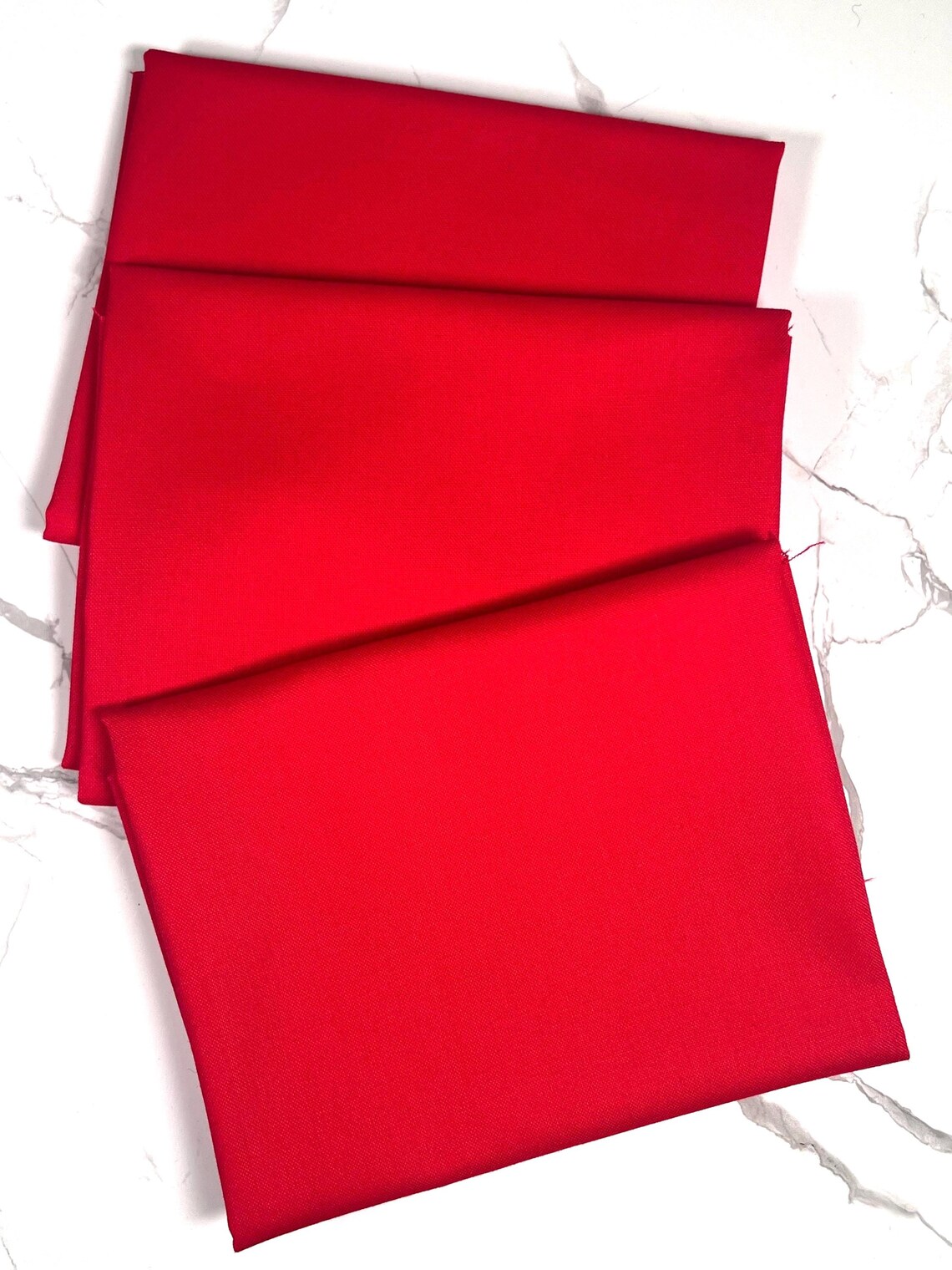 Singer Red Cotton Fabric, Solid Red Fat Quarters - Etsy