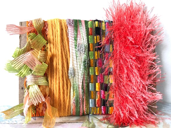 Pink Fiber Scraps Art Yarns Collage 4516 Paper, Party & Kids Knitting ...
