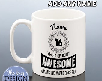 16th Birthday Mug | Etsy UK