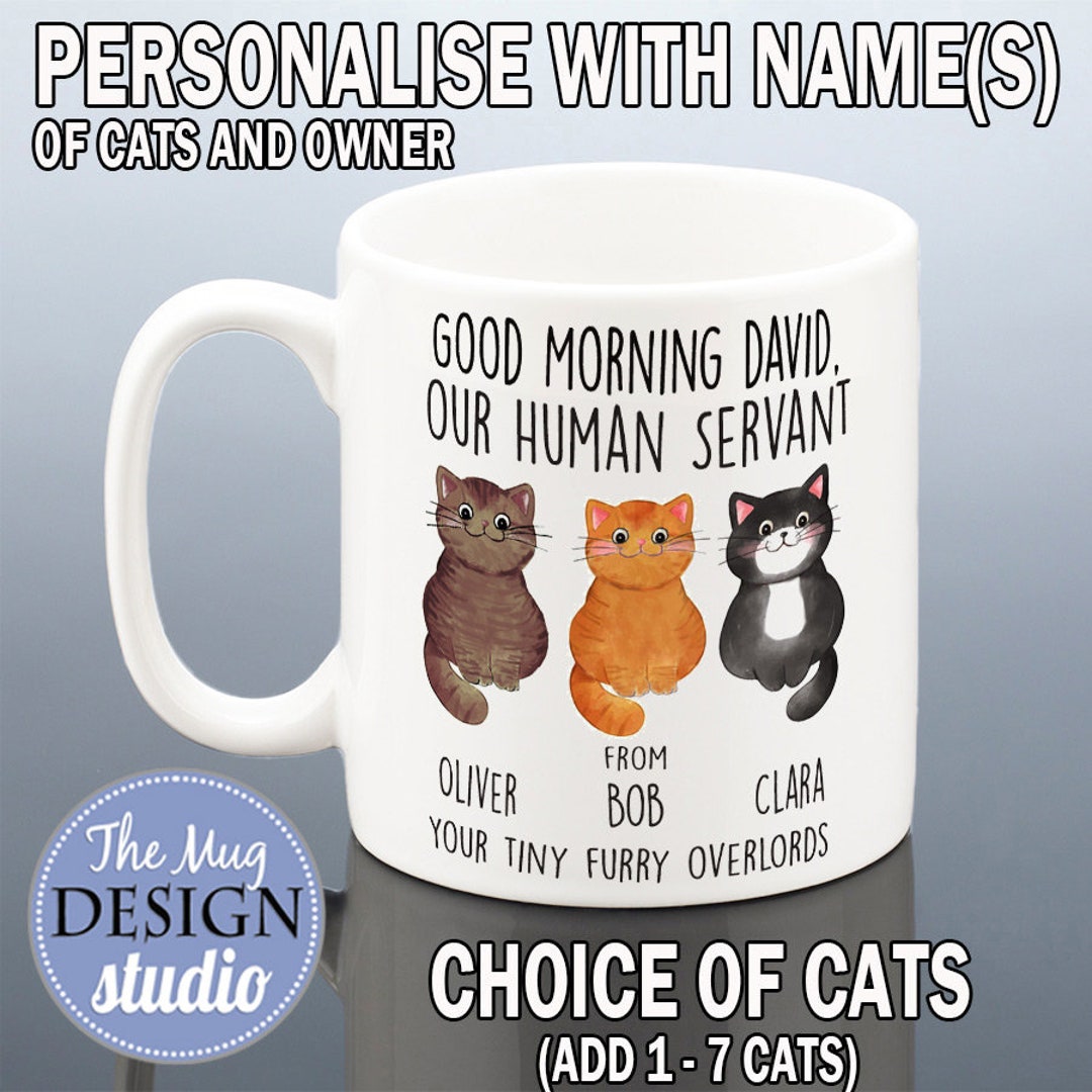 CAT DAD MUG Cat Owner Gift From Cats Personalised Cat Daddy Mug Funny ...