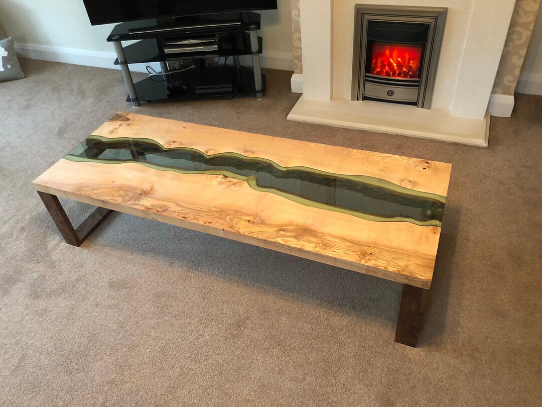 Live Edge River Table/ River Table / Coffee Table / Dining Table / - Etsy