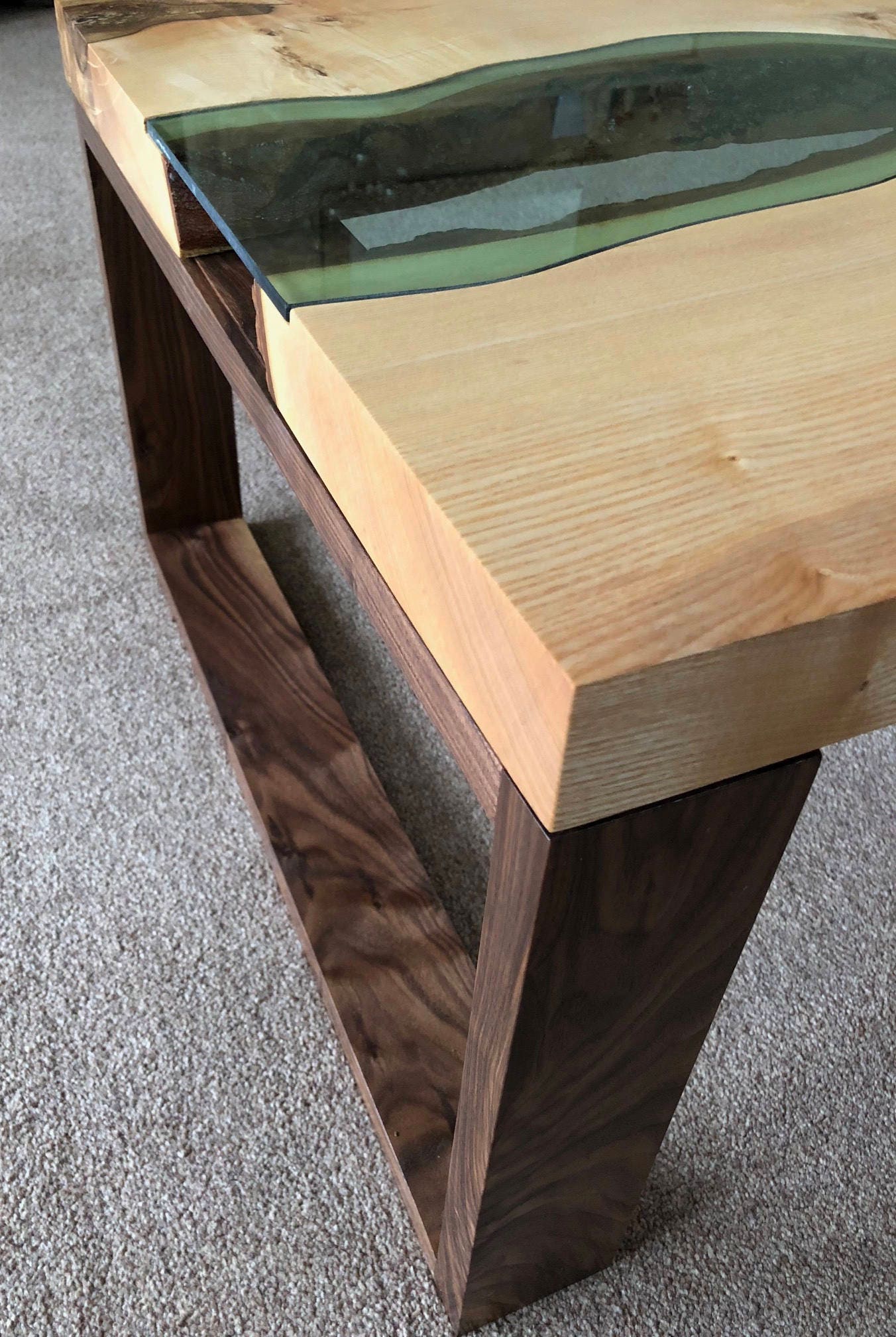 Live Edge River Table/ River Table / Coffee Table / Dining | Etsy