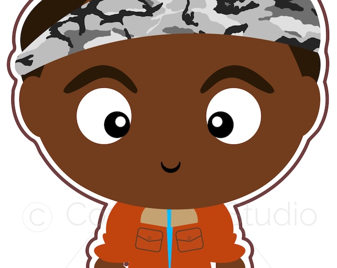 Stranger Things Clipart Lucas Sinclair Cute Funko Pop Caleb | Etsy