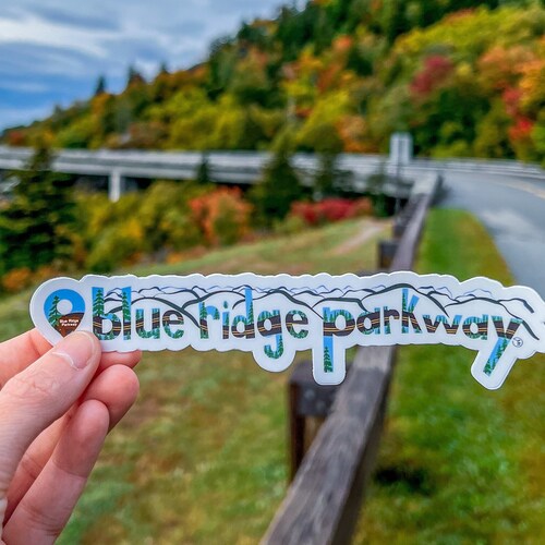 Blue Ridge Parkway Location Sticker National Park Sticker - Etsy
