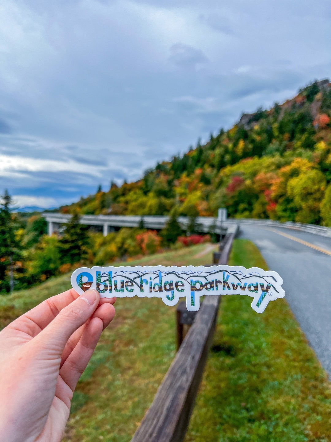 Blue Ridge Parkway Location Sticker | National Park Sticker | Roadtrip ...