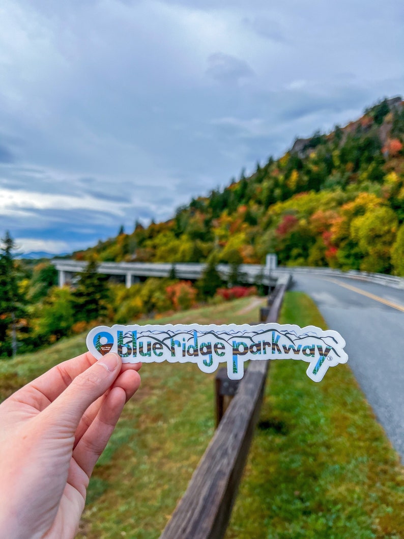 Blue Ridge Parkway Location Sticker National Park Sticker - Etsy