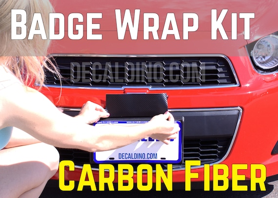 Carbon Fiber Car Emblem Wrap Kit Chevy Badge - Etsy