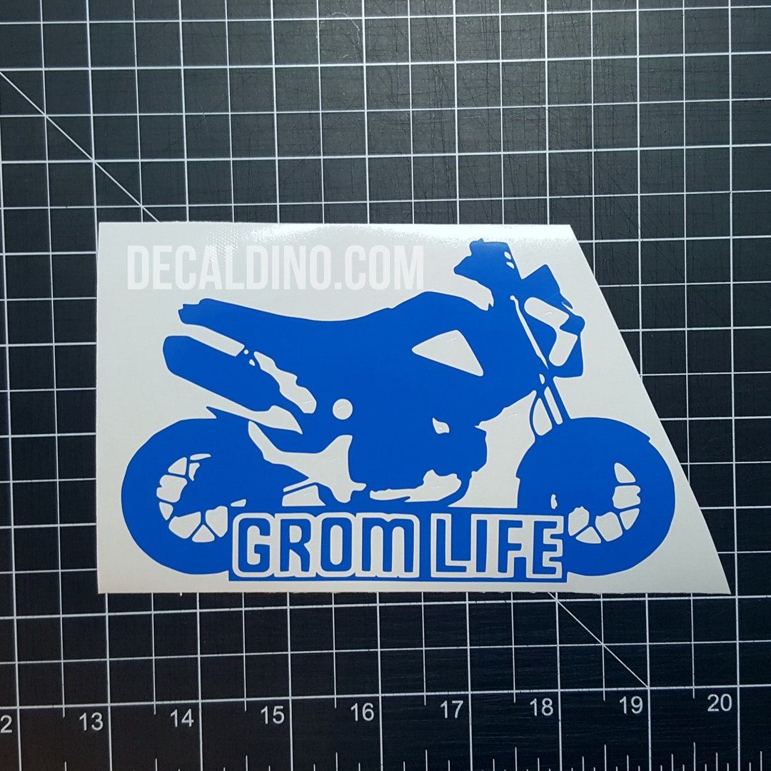 Grom Life Decal - Sticker MSX125 - Etsy