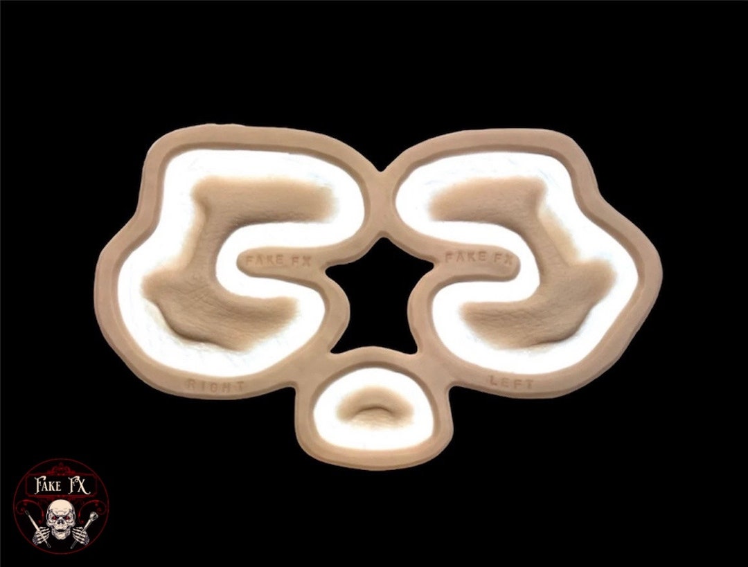 Zombie Eye Socket and Nose Bridge Prosthetic - Etsy