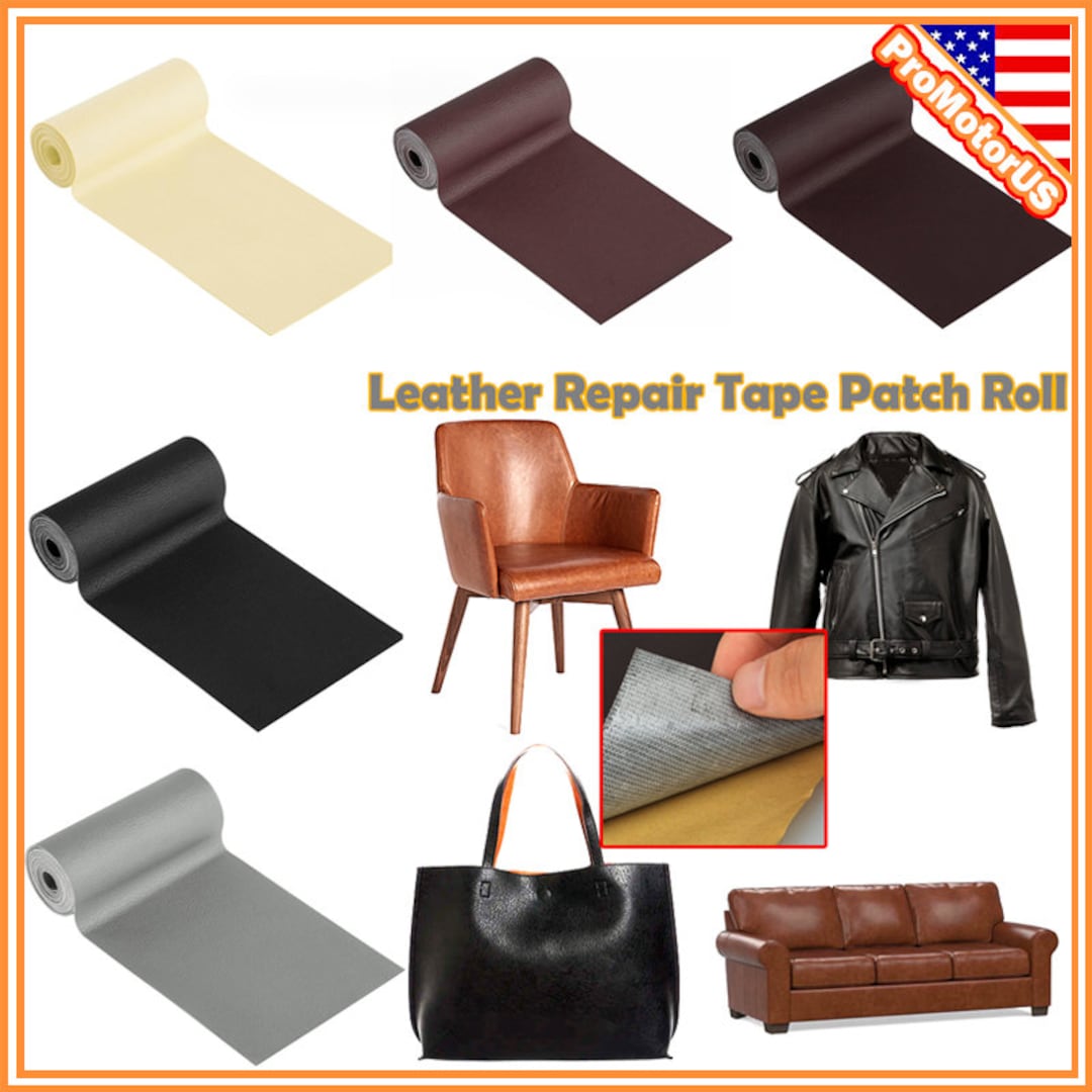 Self Adhesive Leather Fix Patch Car Seat Sofa Tote Purse Handbag ...