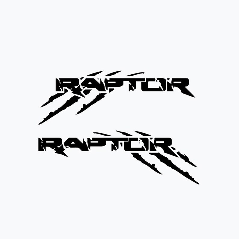 Fit Ford F150 Truck Raptor SVT Scratches Bed Side Claw Scratch Graphics ...