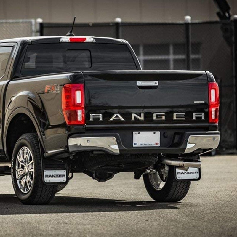 USA Flag Chrome Tailgate Insert Letters 3D Raised Trunk Nameplate ...