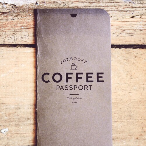 COFFEE PASSPORT by JOT. Books Coffee Tasting Guide - Etsy