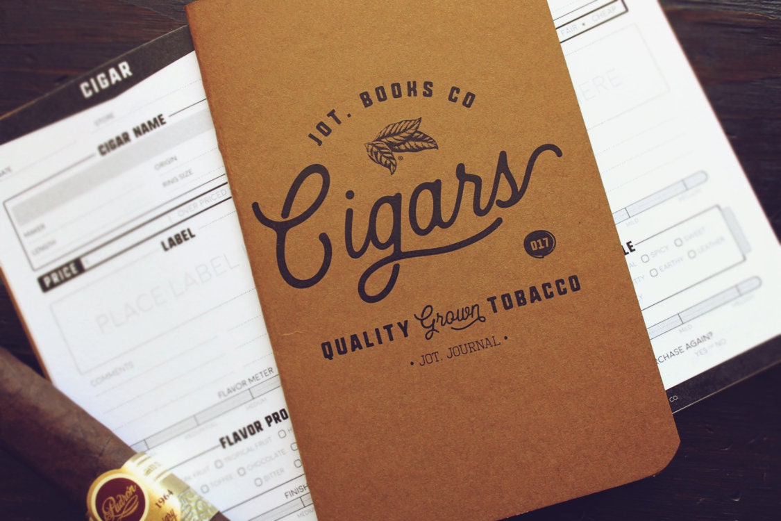 CIGAR Journal -- JOT. Book - Etsy
