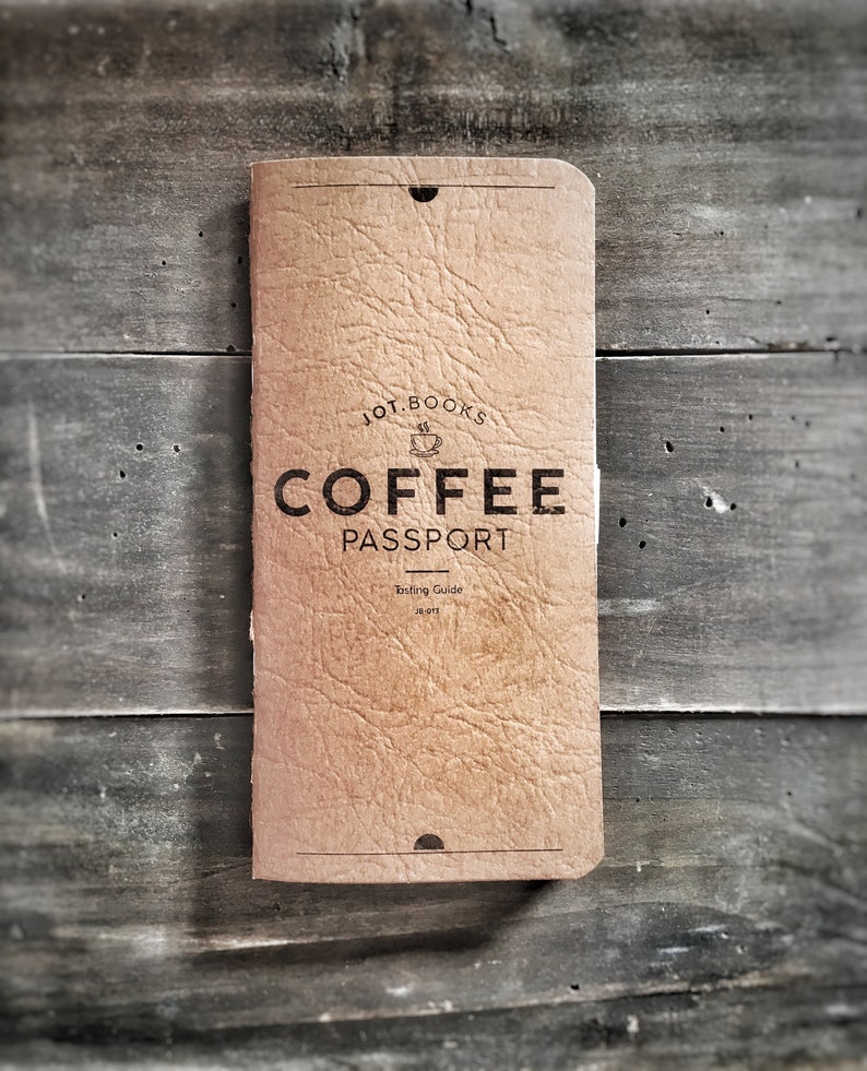 COFFEE PASSPORT by JOT. Books Coffee Tasting Guide | Etsy