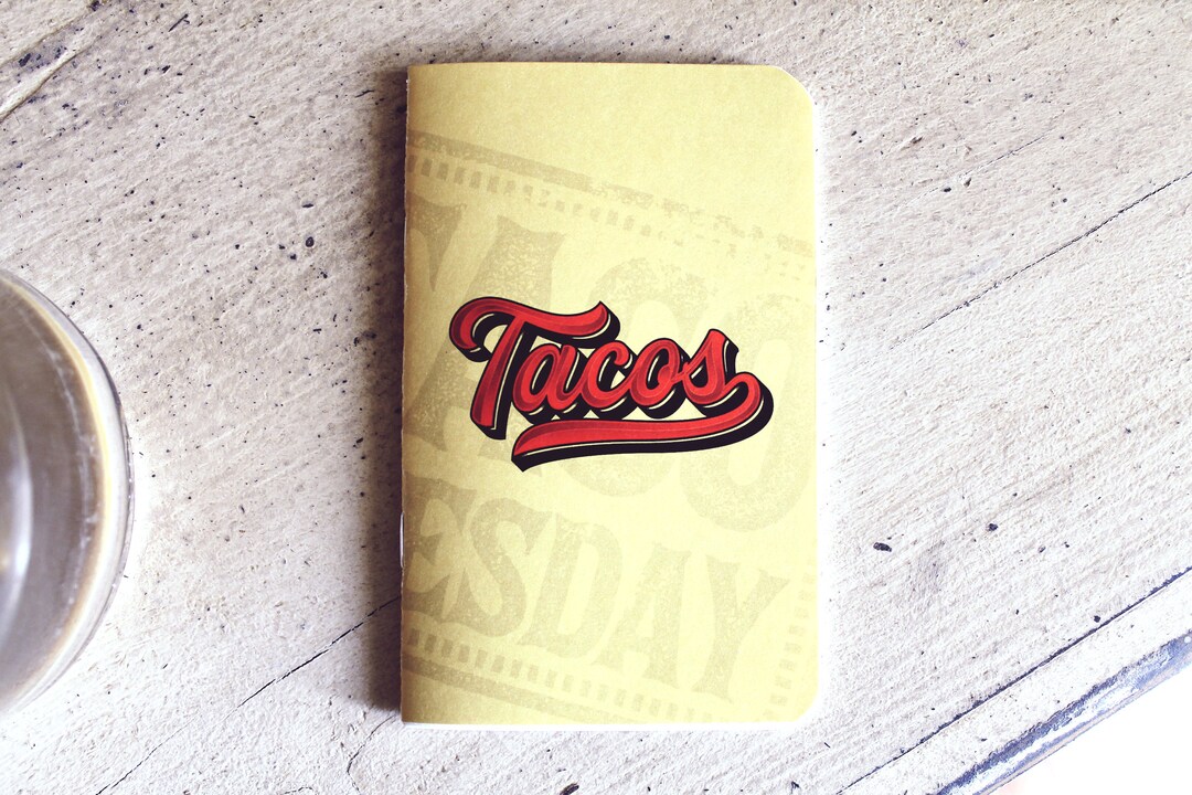TACO Journal -- JOT. Book - Etsy