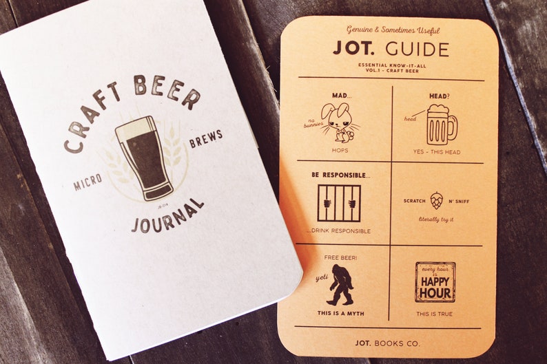 CRAFT BEER Journal Log Book by JOT. Books Beer Journal | Etsy