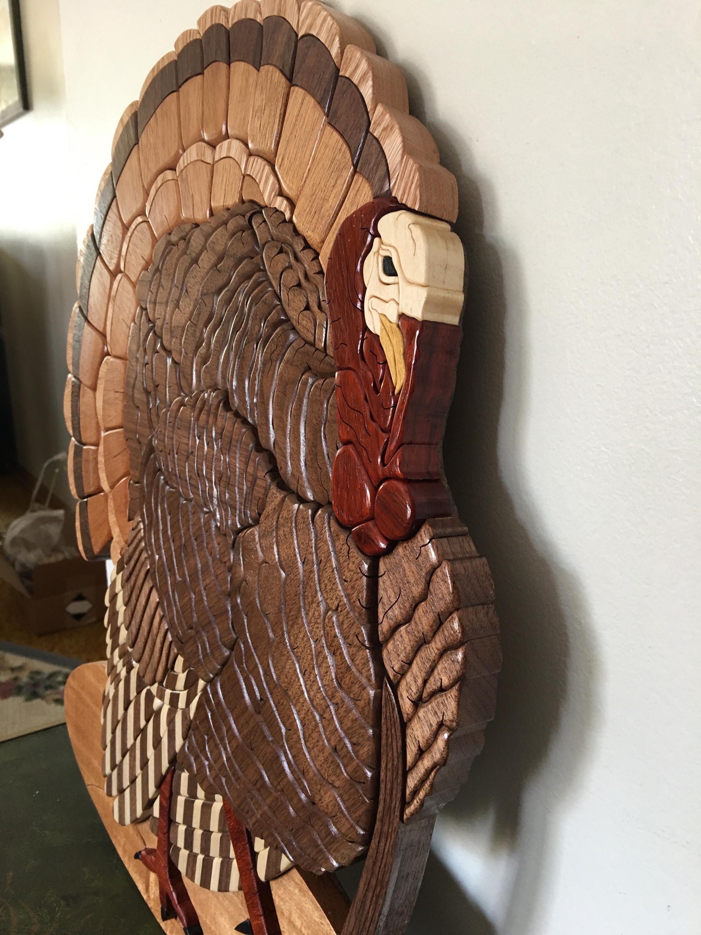 Turkey Intarsia - Etsy