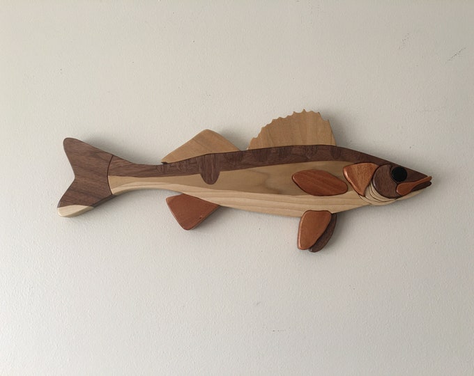 Fish Walleye Intarsia - Etsy
