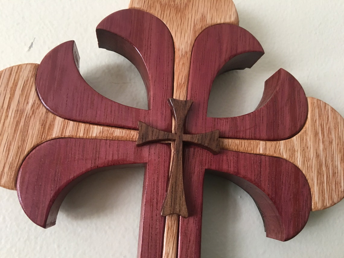 Intarsia Cross | Etsy