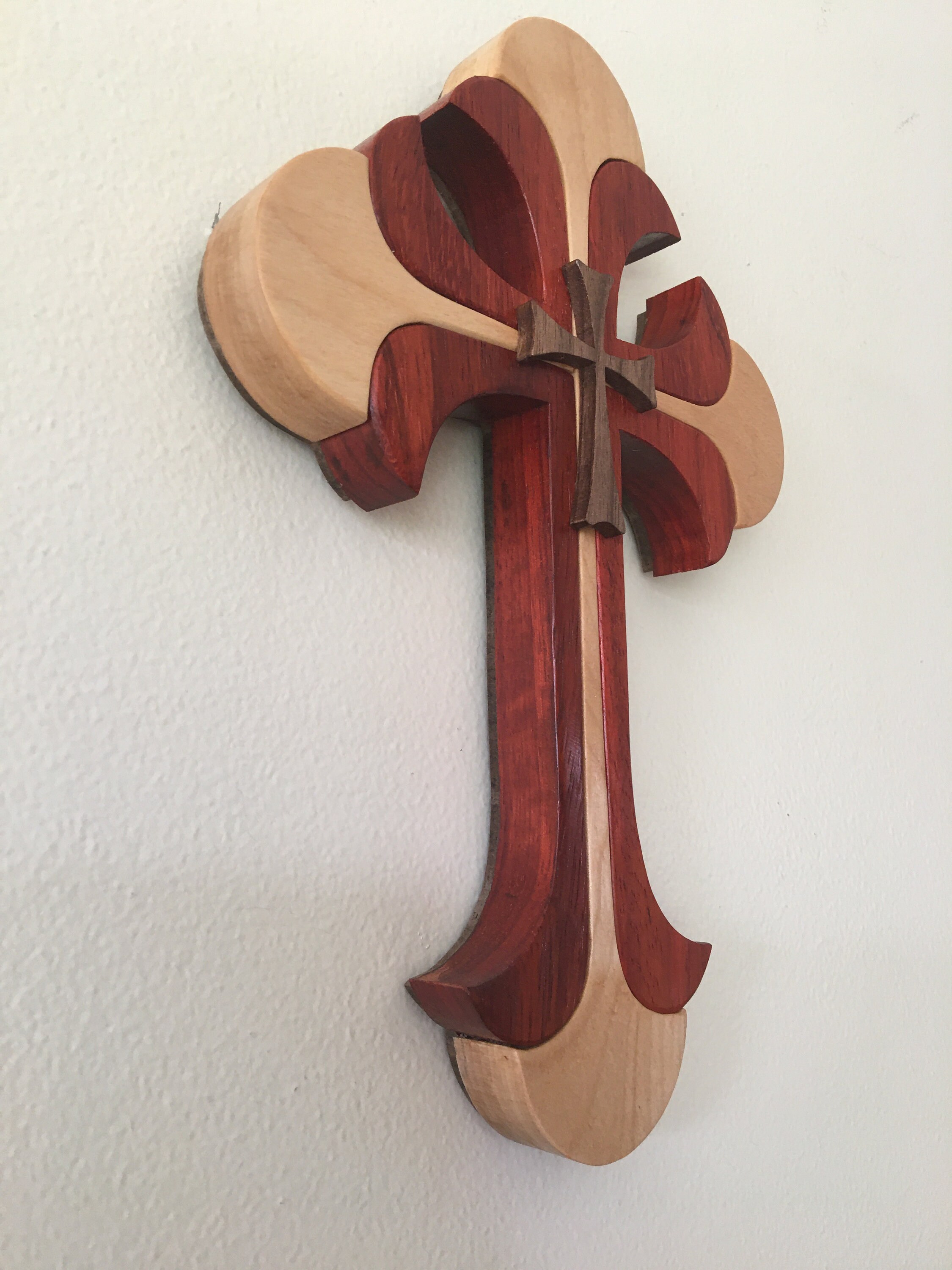 Intarsia Cross - Etsy