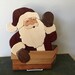 Santa Intarsia - Etsy