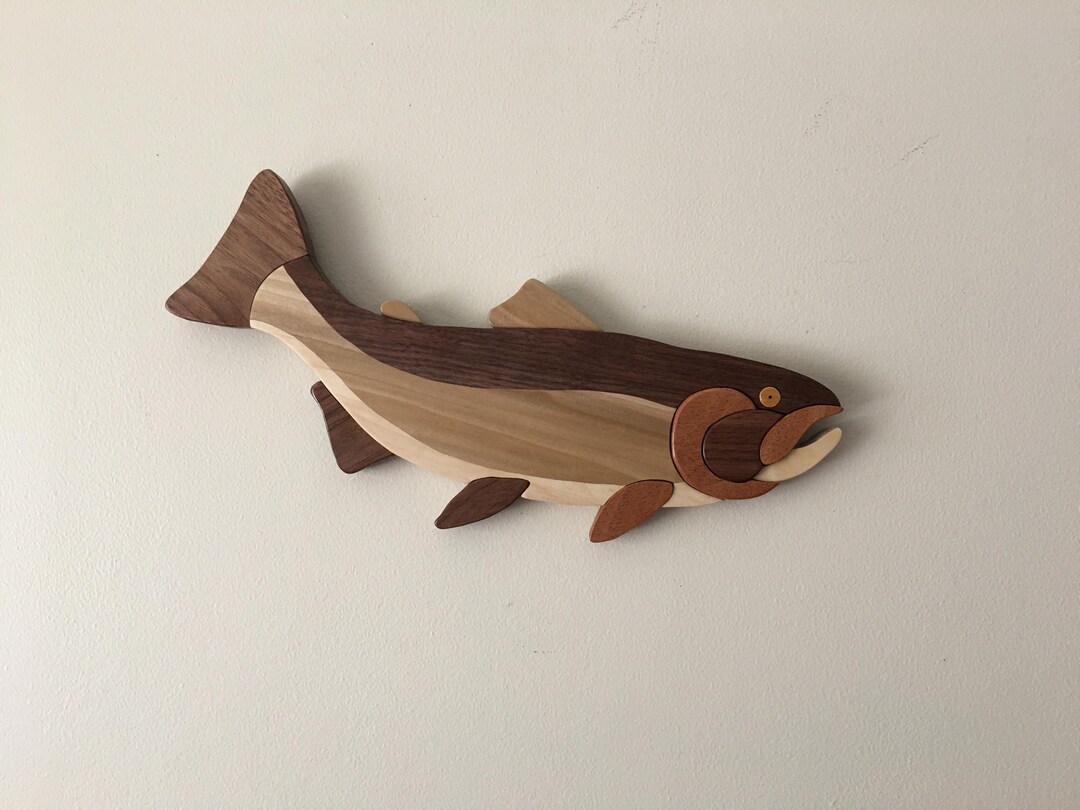 Fish Trout Intarsia - Etsy