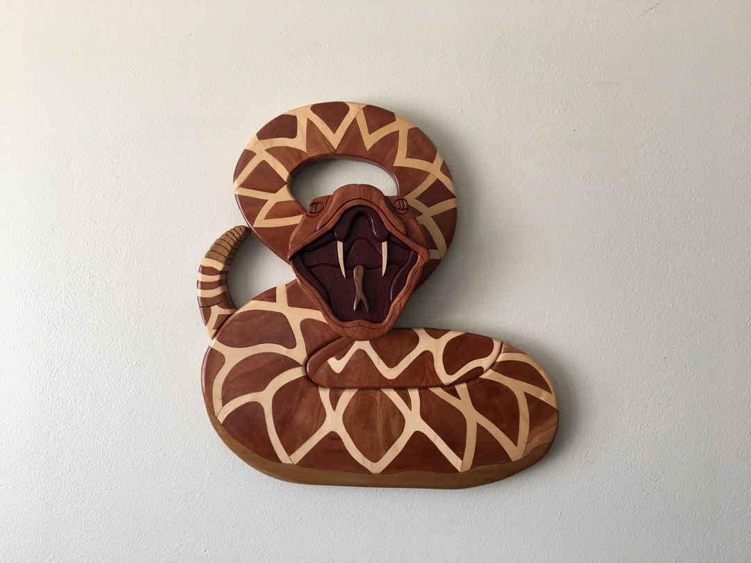 Snake Intarsia - Etsy