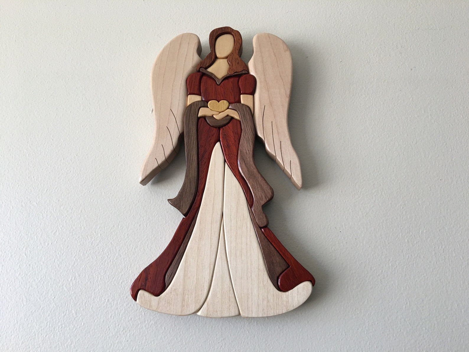 Intarsia Angel - Etsy