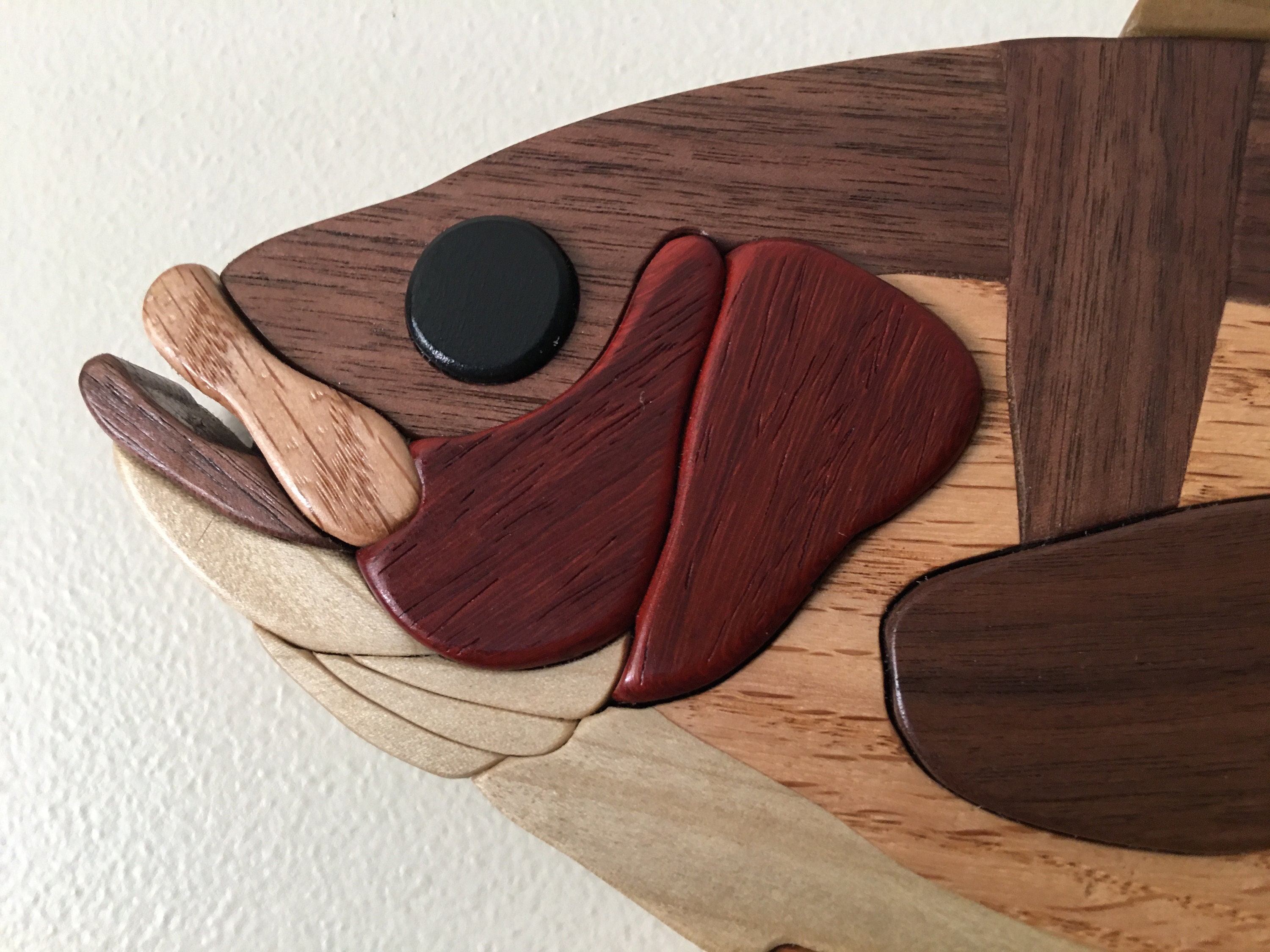 Rock Bass Intarsia Fish - Etsy